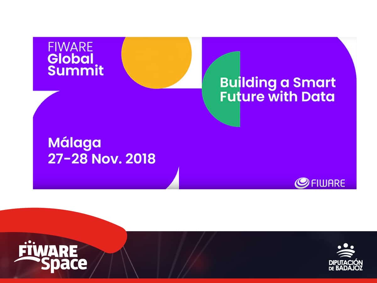 Diputación de Badajoz en el FIWARE Global Summit de Málaga.