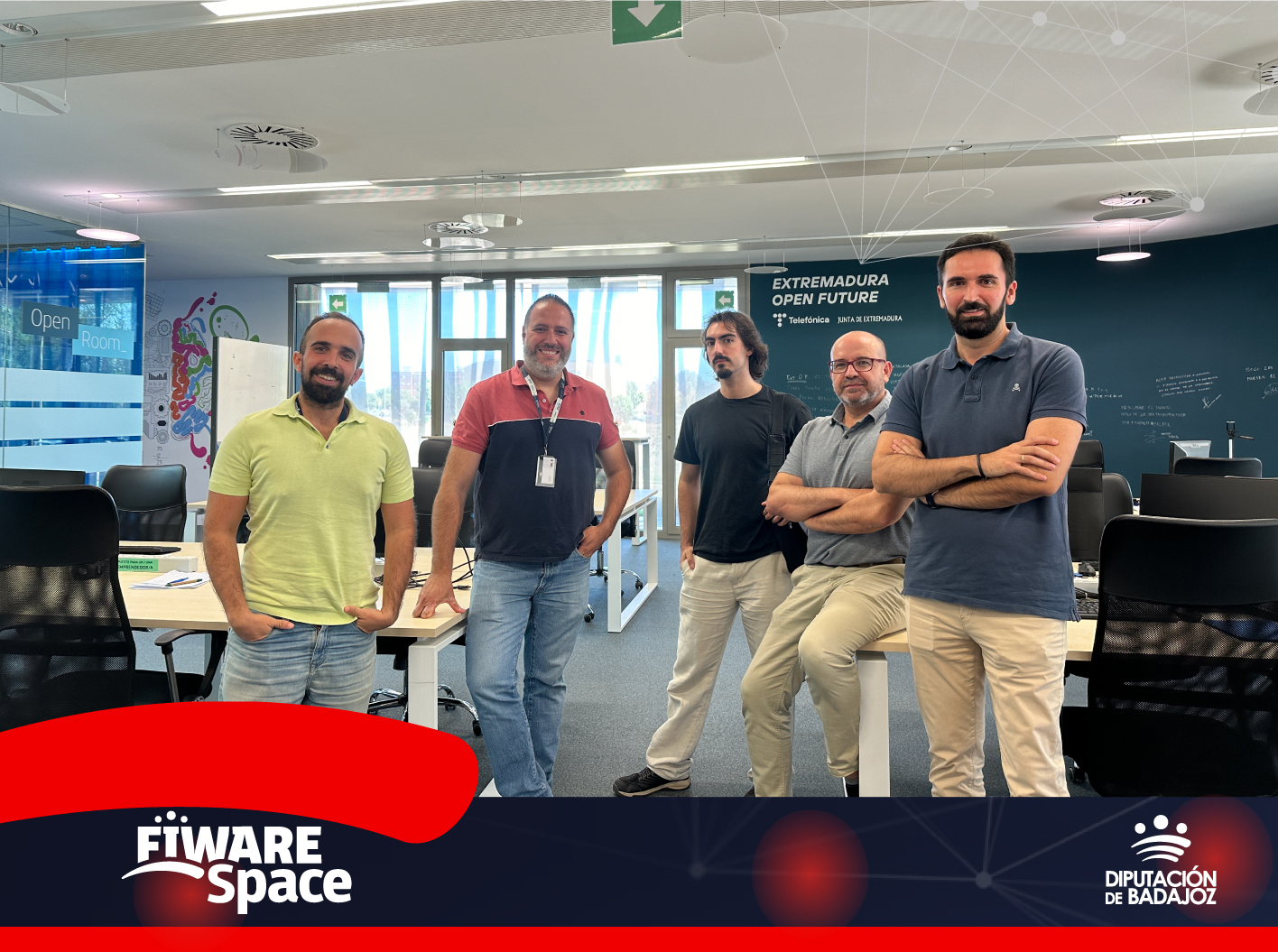El equipo de FIWARE Space se reune con VeyVe en La Atalaya.